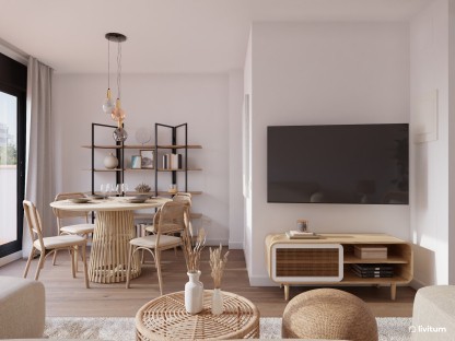 Salón comedor estilo colonial - Livitum.com