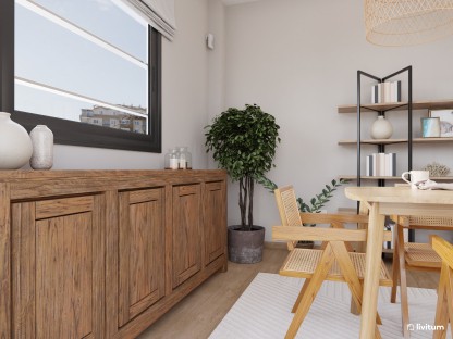 Salón comedor estilo rústico y colonial - Livitum.com