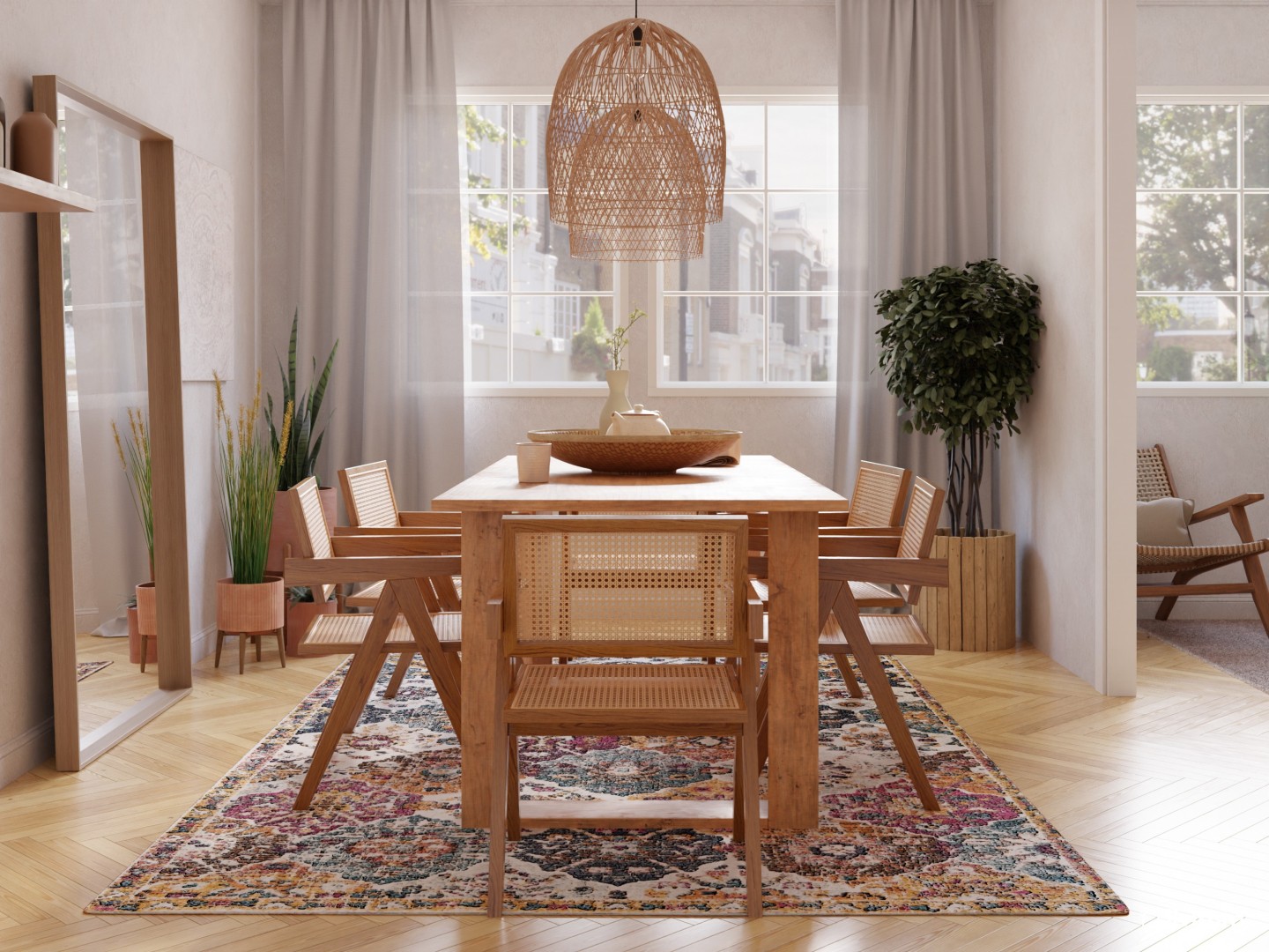 Un comedor, 3 estilos: rústico y elegante - Livitum.com